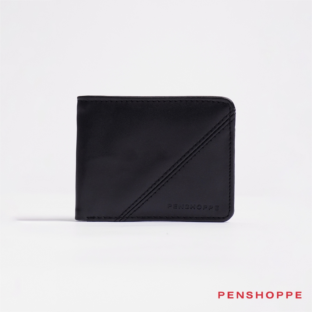 Penshoppe Wallet With Debossed Stamp For Men (Black/Brown/Dark Gray ...
