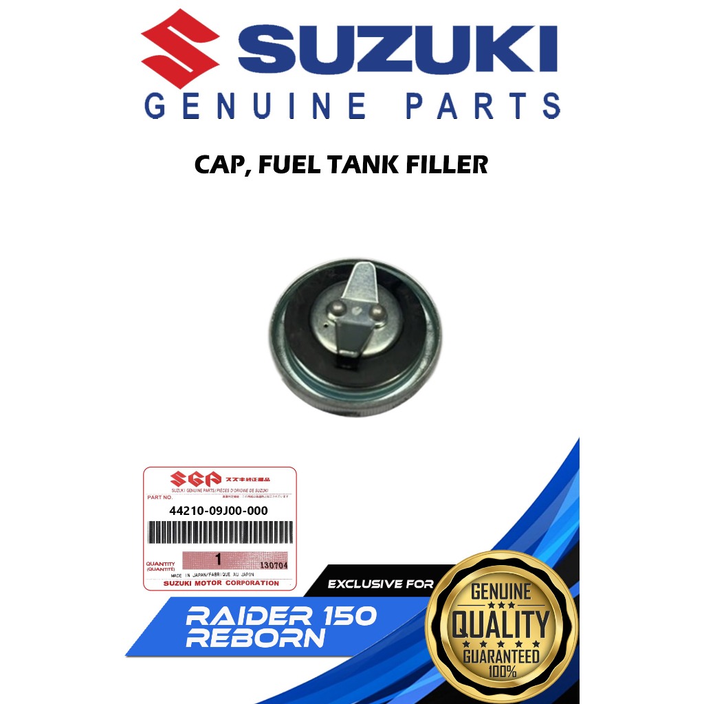 SUZUKI GENUINE FUEL TANK CAP FOR RAIDER 150 REBORN ( 44210-09J00-000 ...