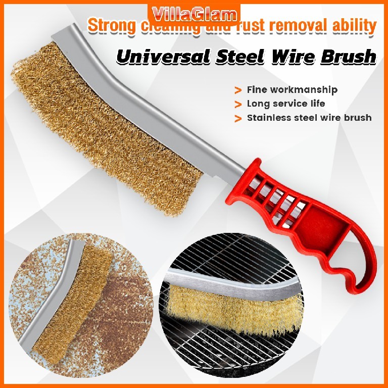 VG Steel Wire Brush Multifunctional Cleaning Tool for rust Polishing ...