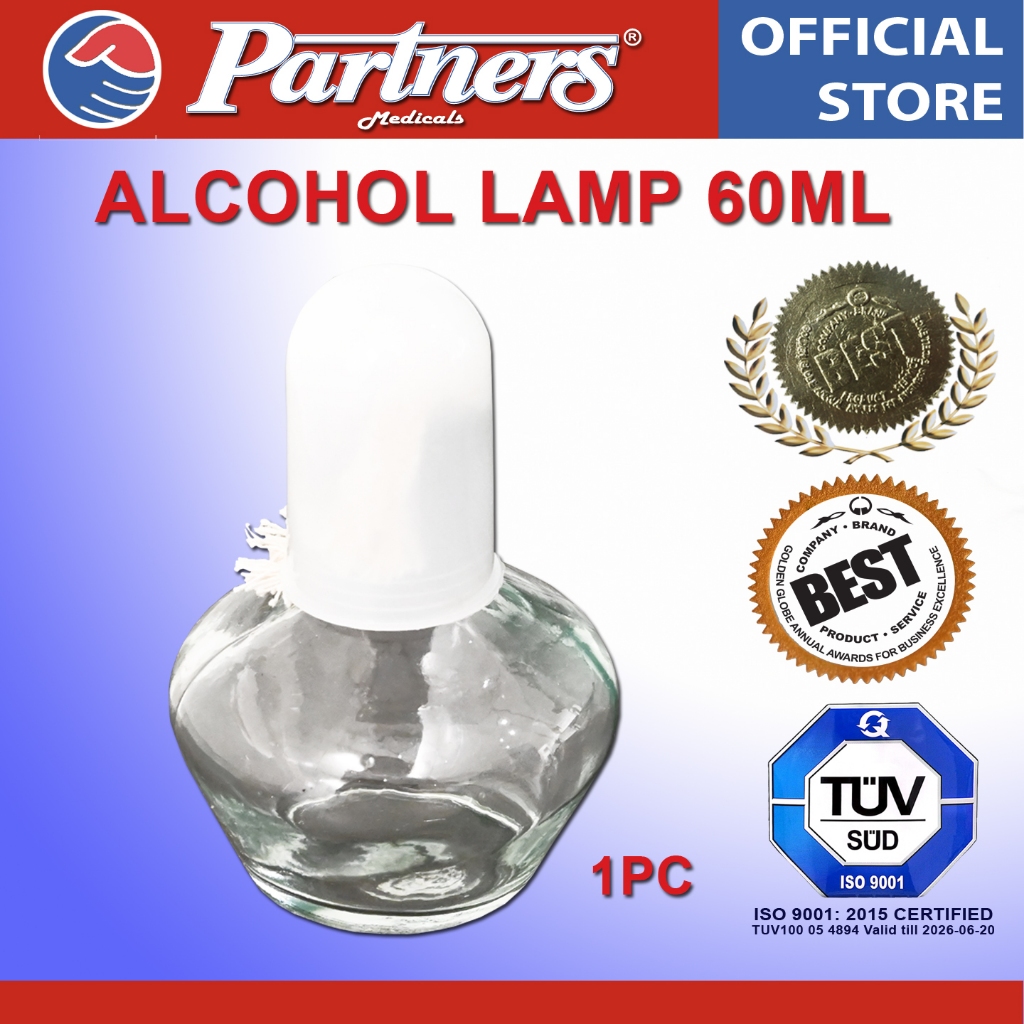 PARTNERS Alcohol Lamp 60 ml (1 piece) | Shopee Philippines