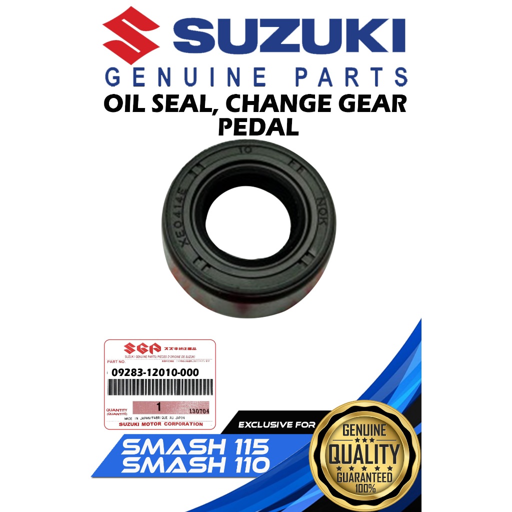 SUZUKI GENUINE OIL SEAL, CHANGE GEAR PEDAL FOR SMASH 115 / SMASH 110 ...