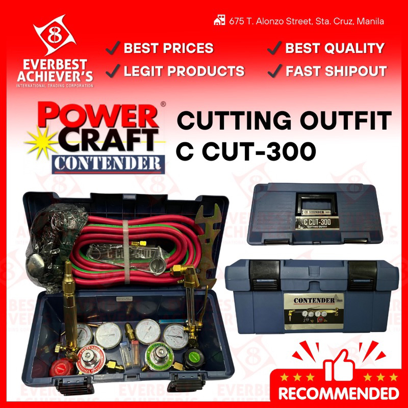 Contender Cutting Outfit CCUT 300 (Harris type) with LPG adaptor ...