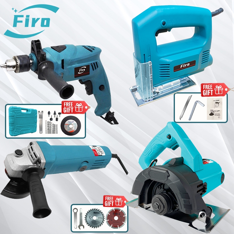 【4 in 1】 Power Tool Circular Saw And Angle grinder And Impact Drill And ...