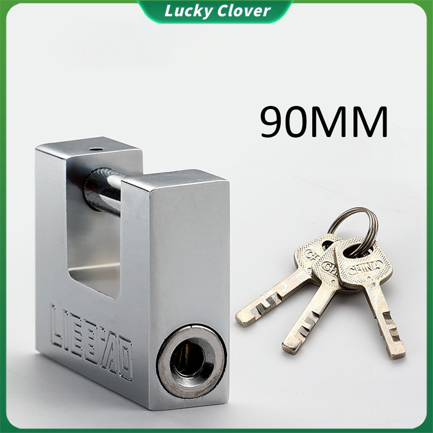 90MM Heavy Duty Padlock Hardware Door Lock Anti-Theft Waterproof Safety ...