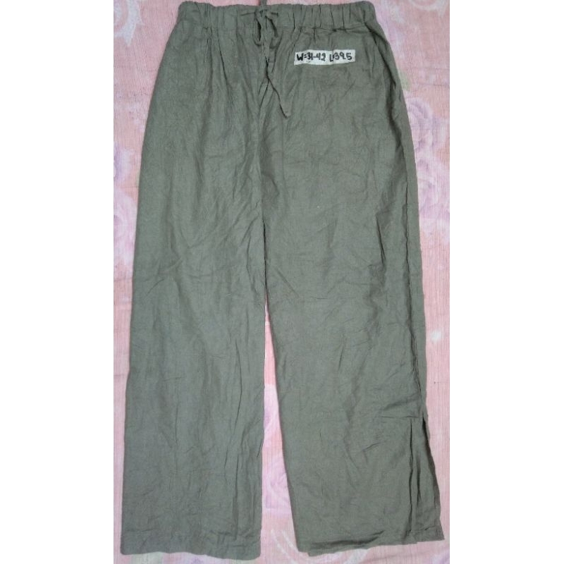 Wideleg Pants (Garterized) | Shopee Philippines