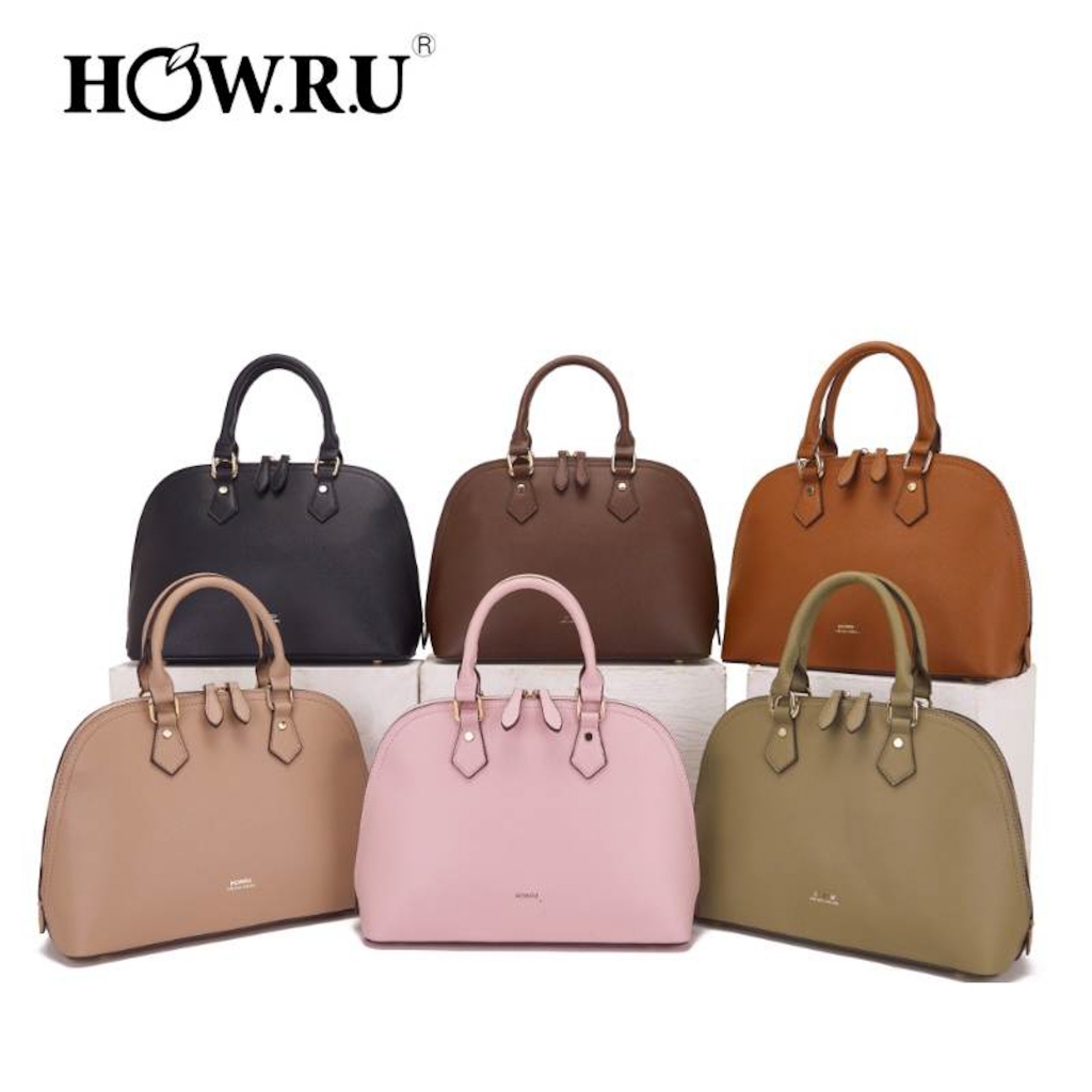 ORIGINAL HOWRU LEATHER ALMA BAG PLAIN NEW DESIGN | Shopee Philippines