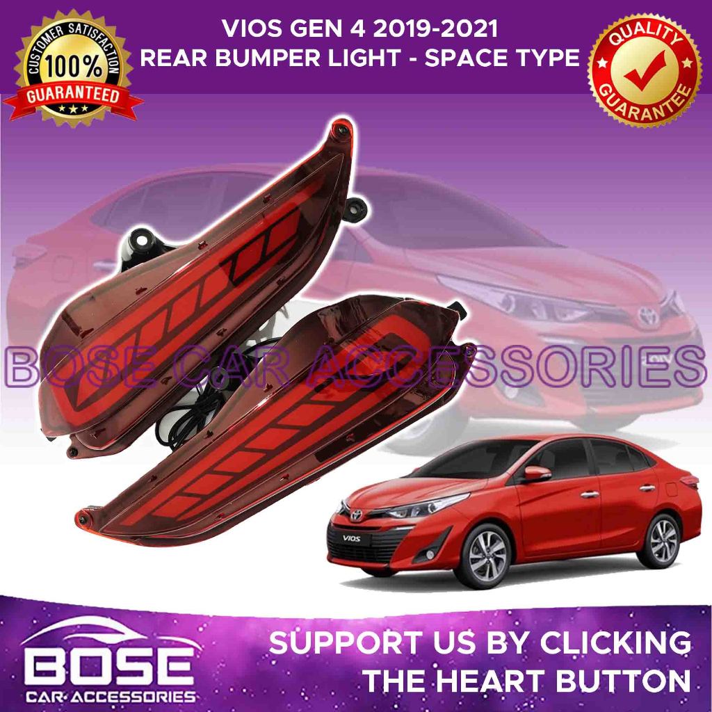 Toyota Vios 2019 ON / Yaris 2019 ON Model LED Rear Bumper Light High ...
