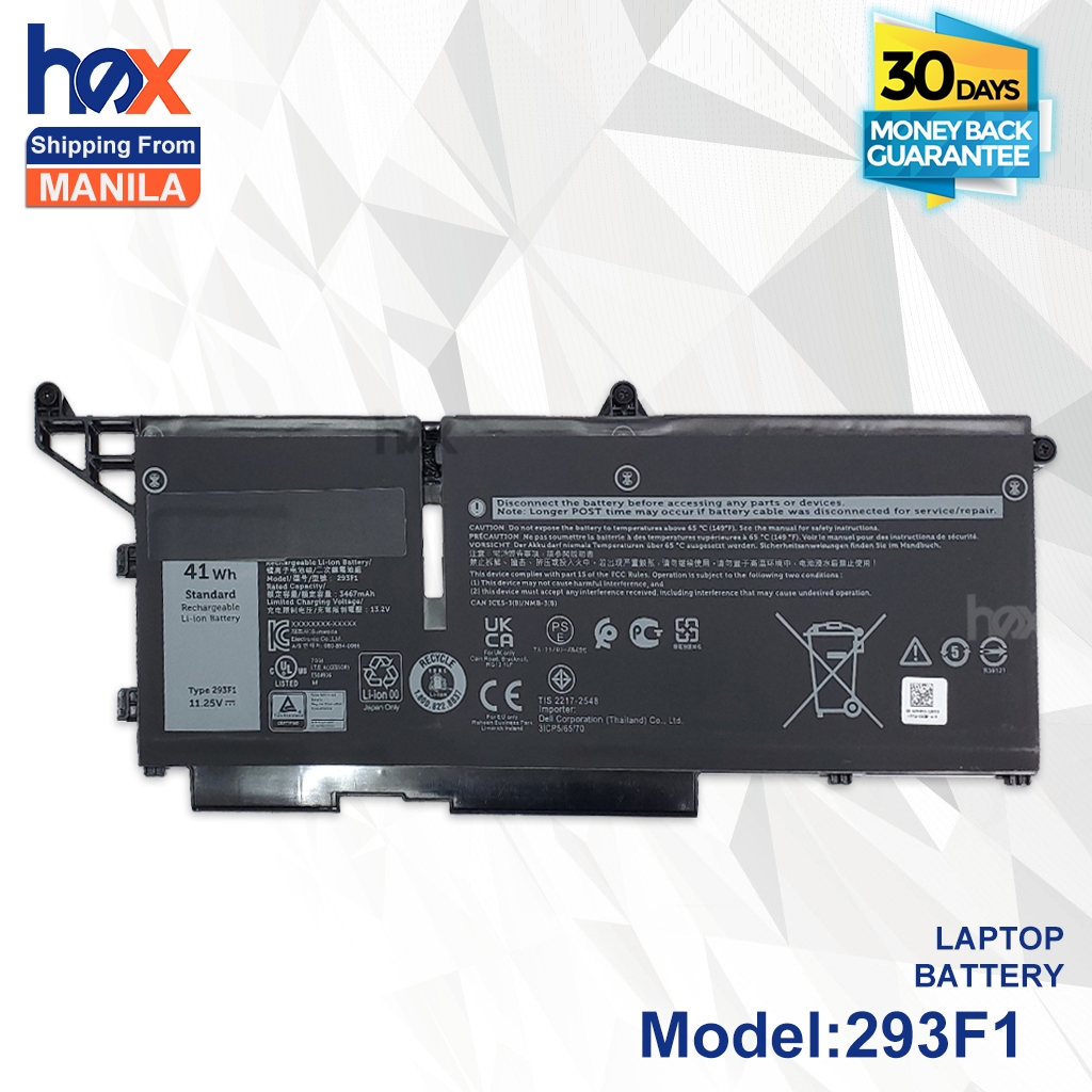293F1 051R71 51R71 Laptop Battery For DELL Latitude 5330 5430 5530 7430 ...