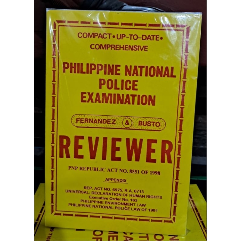 Philippine National Police Examination Reviewer 2023© | Shopee Philippines
