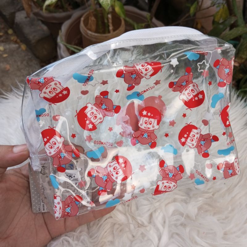Osomatsu - San Red Clear Pouch | Shopee Philippines
