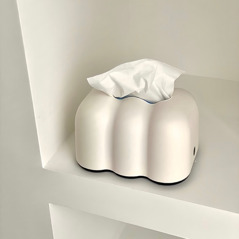 VIĆI Puffy Ins Cream Cute Minimalist Bouncy Tissue Paper Holder ...
