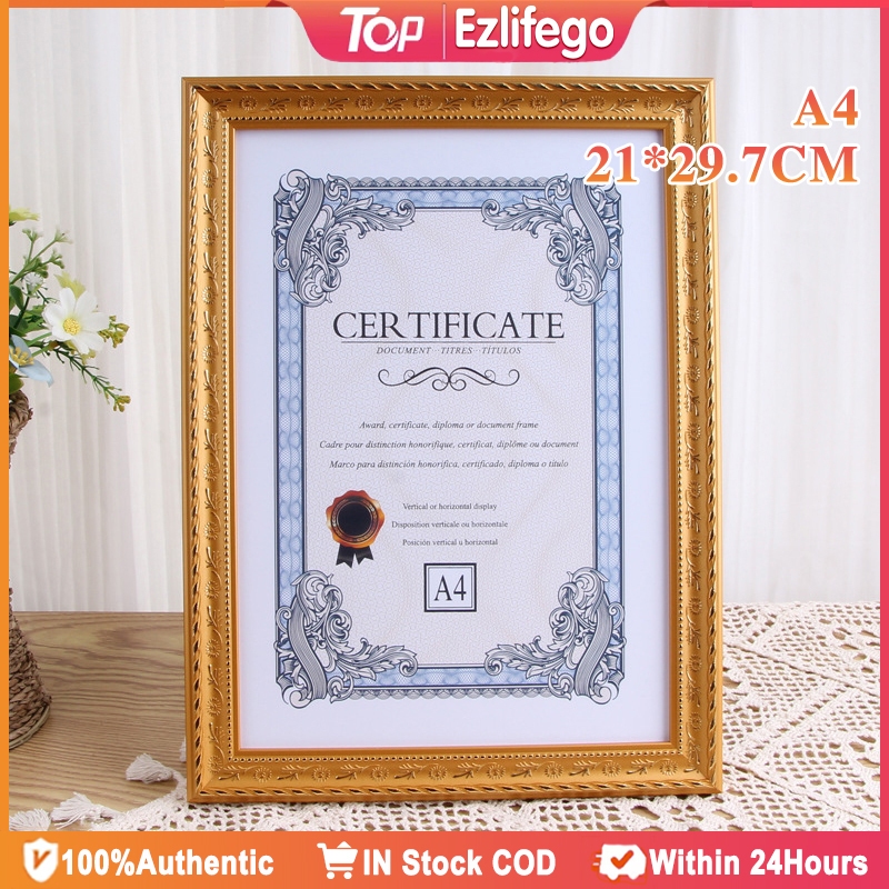 Certificate Frame A4 21x29.7cm Placement Certificate Frame Display ...