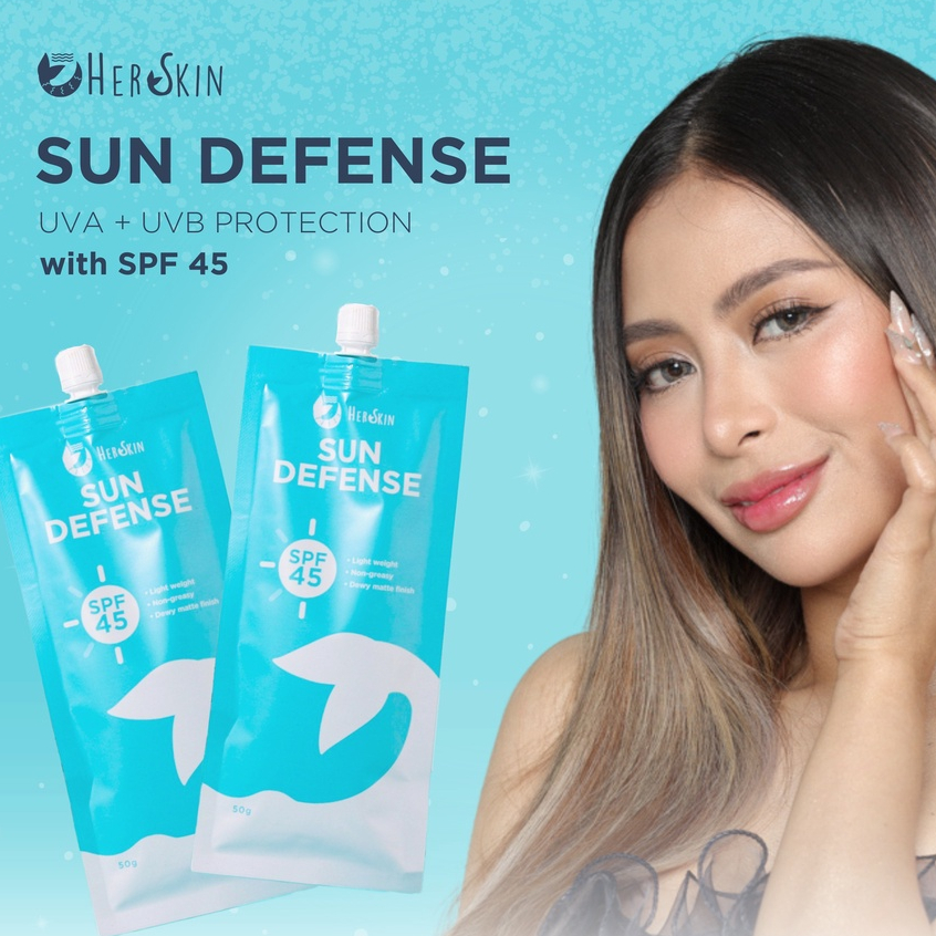 Sun Defense SPF45 by: Her Skin (protects your skin better against long ...