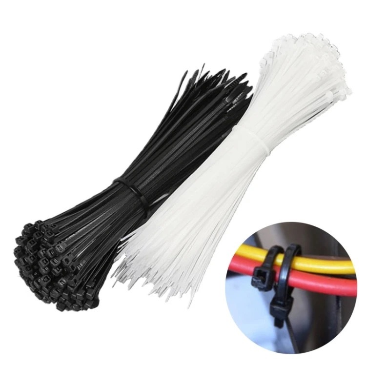 100pcs Nylon Cable Ties Multi Purpose Cable Tie Self-Locking Cable Zipper Durable And Adjustable ...