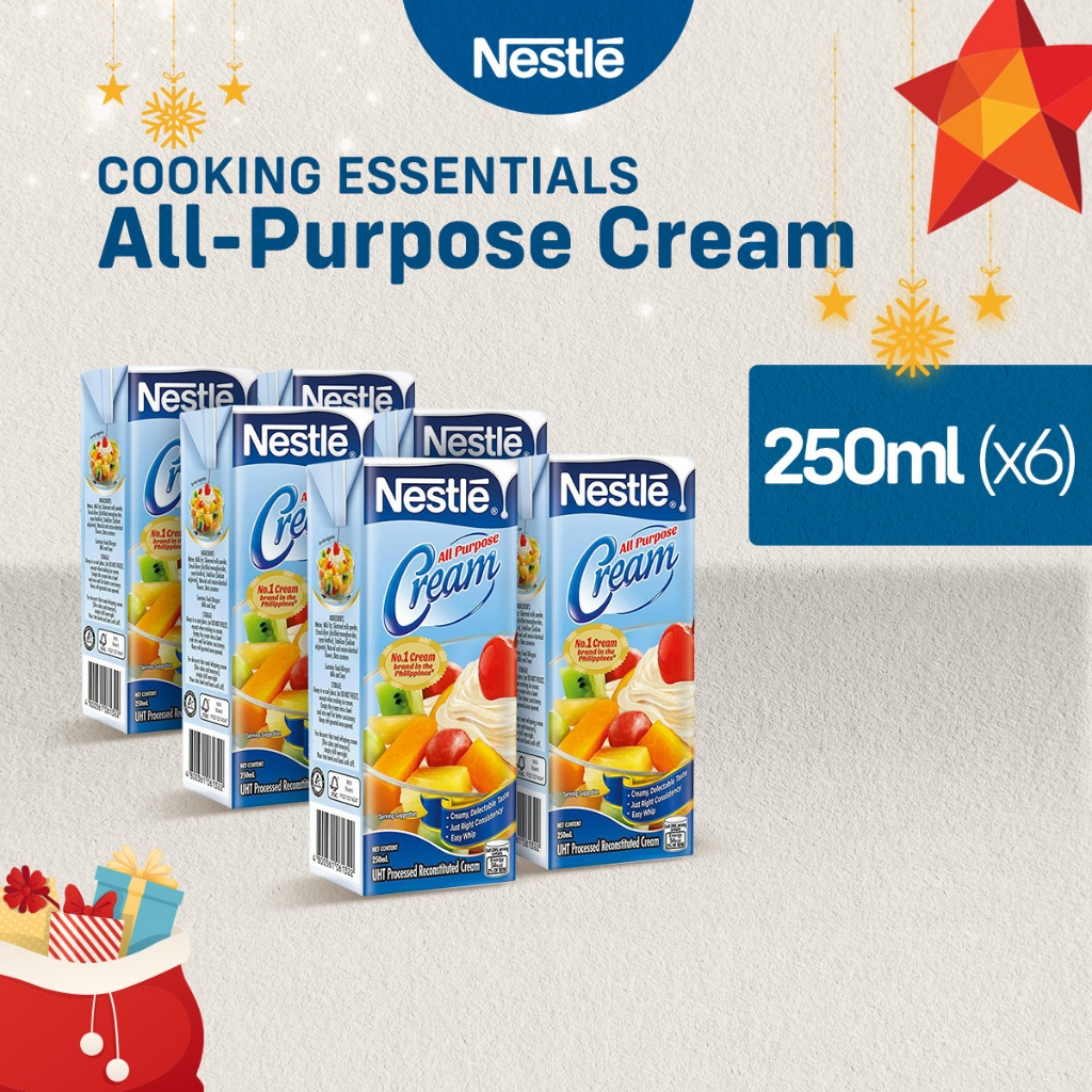 Nestle All-Purpose Cream 250ml - Pack of 6 | Shopee Philippines