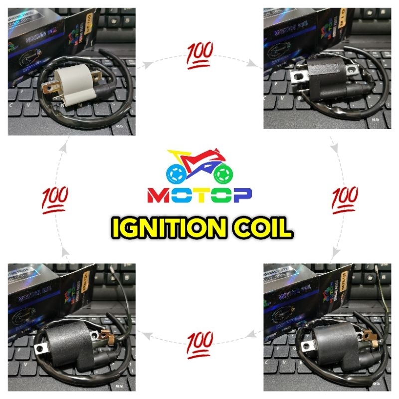 MOTOP IGNITION COIL FOR XRM 125 - WAVE 125 - MIO - CT100 | Shopee ...