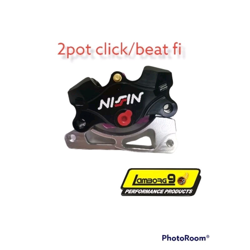 AAA Brake caliper 2 pot click 125/beat fi 220mm or 260mm | Shopee ...