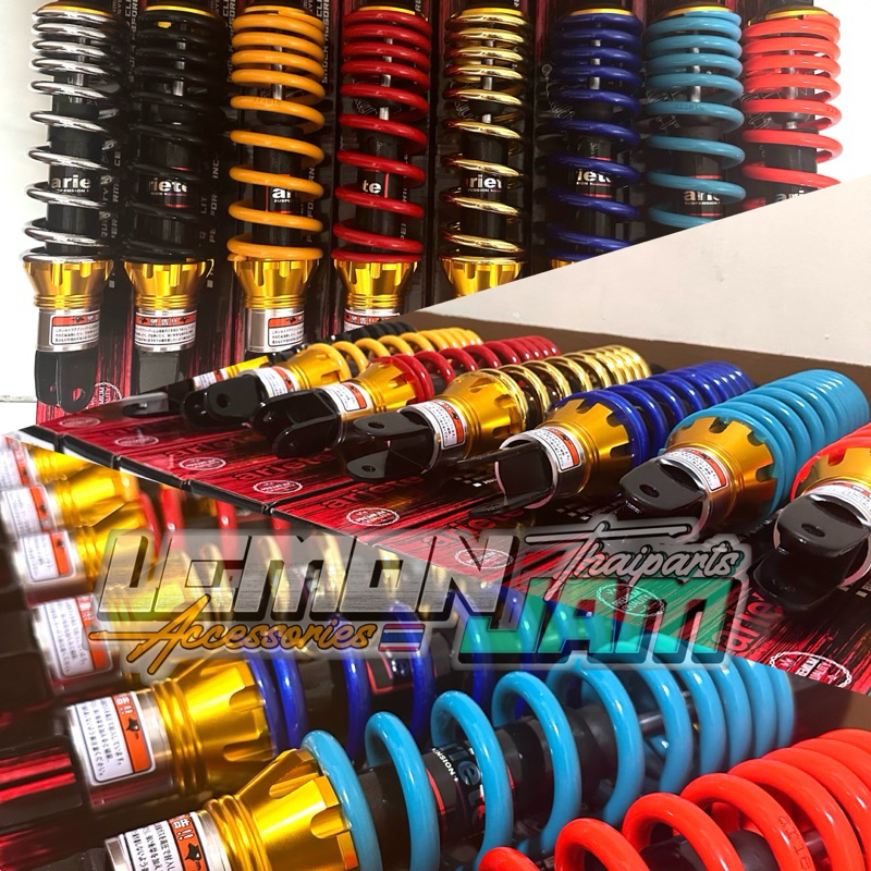 ARIETE REAR SHOCK FOR AL MIO / MIO I 125 / CLICK 125 150 / FINO / BEAT ...