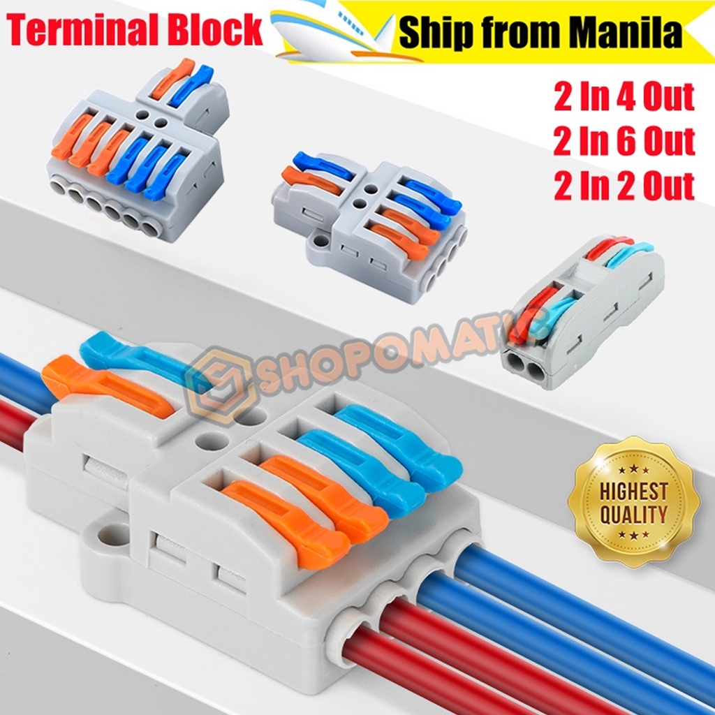 🟧Lever Wire Connectors Nuts Kit Electrical Compact Splicing Quick ...