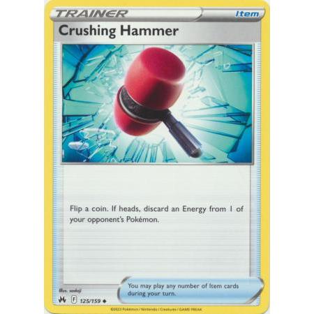 Crushing Hammer - 125/159 - Regular Trainer | POKEMON TCG: SWSH: Crown ...