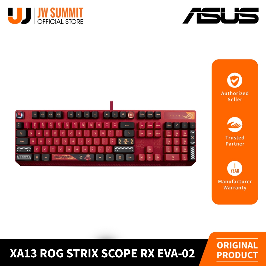 Asus ROG Strix Scope XA13 RX EVA-02 Edition Aura Sync Mechanical Wired ...