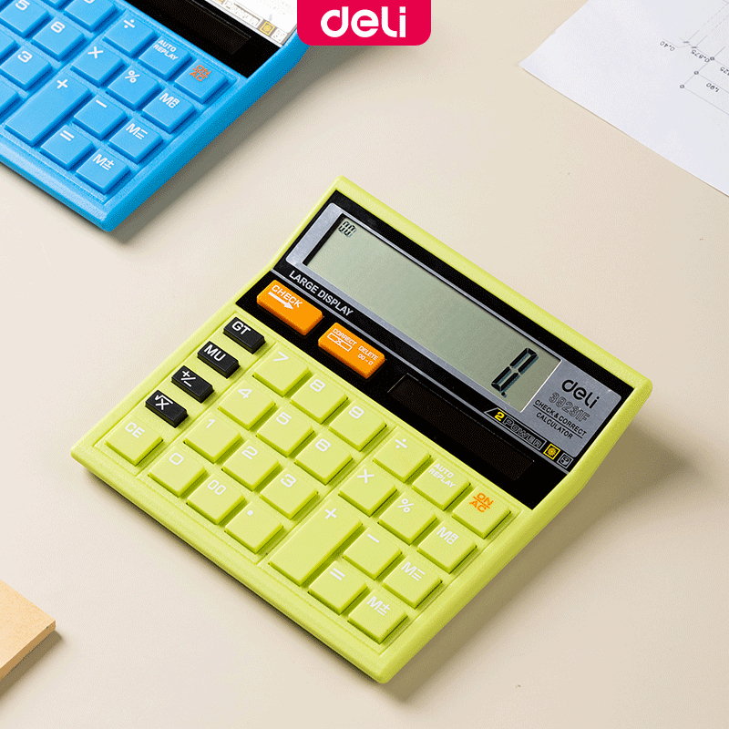 Deli Desktop Calculator Financial Business Accounting Calculator ...