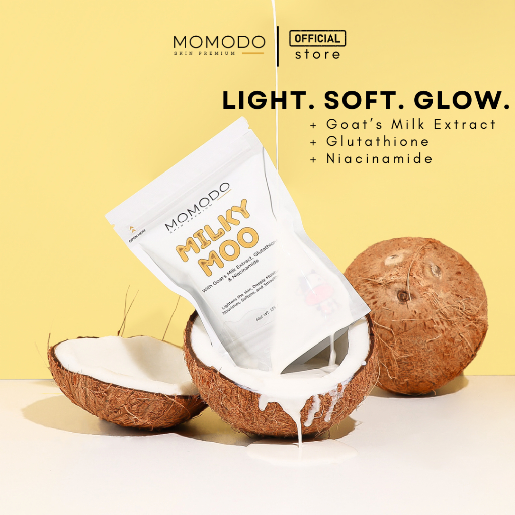 MOMODO Milky Moo Glow Niacinamide & Glutathione Whitening Soap with ...
