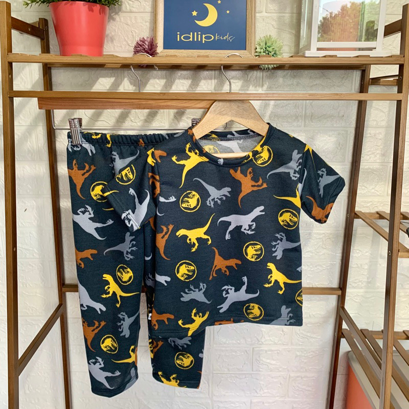 Idlip kids BOYS(1-7yo) Printed Cotton Pajamas Terno Set - CLEARANCE ...