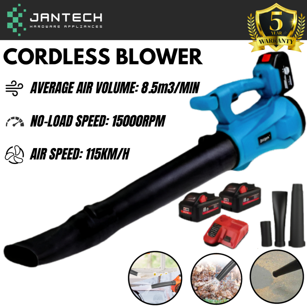 Cordless Leaf Hand Blower Portable Vacuum Cleaner Air Blower Dust Blow ...