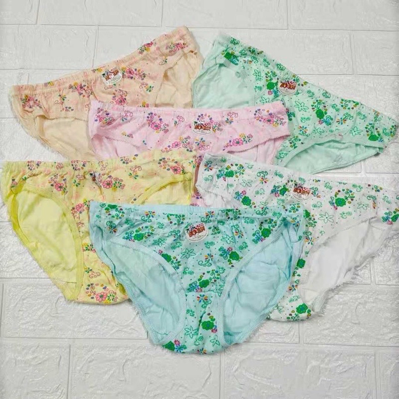 COD☑️6-12Pieces Soen Floral Women's Panty Underwear S-M-L-XL-XXL ...