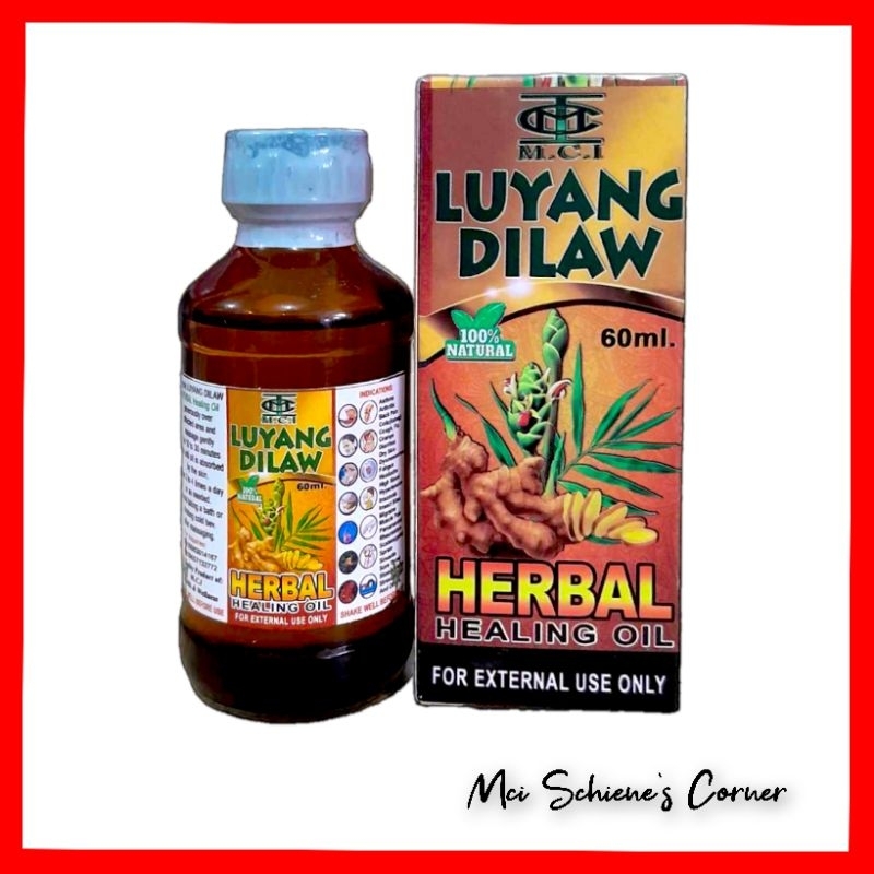 MCI Luyang Dilaw Herbal Massage oil -60ml | Shopee Philippines