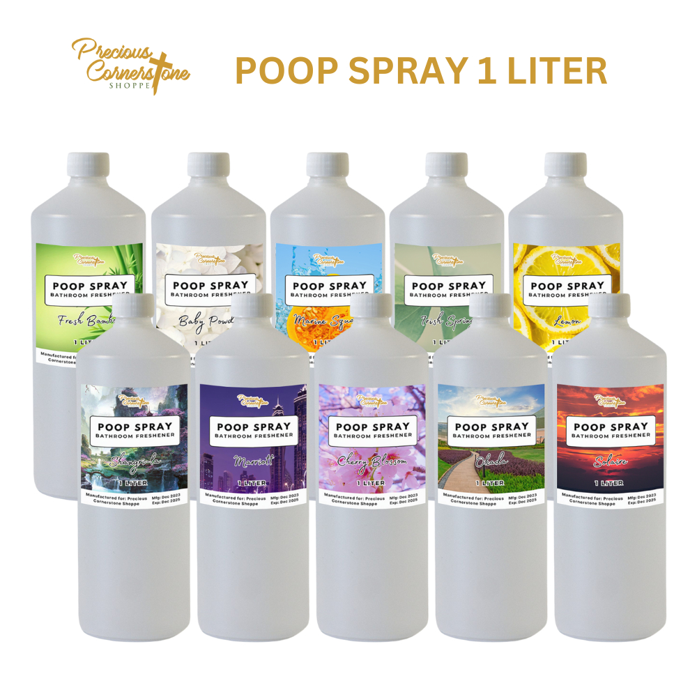 PCS Poop Spray 1 Liter Bathroom Freshener Odor Bad Smell Eliminator ...