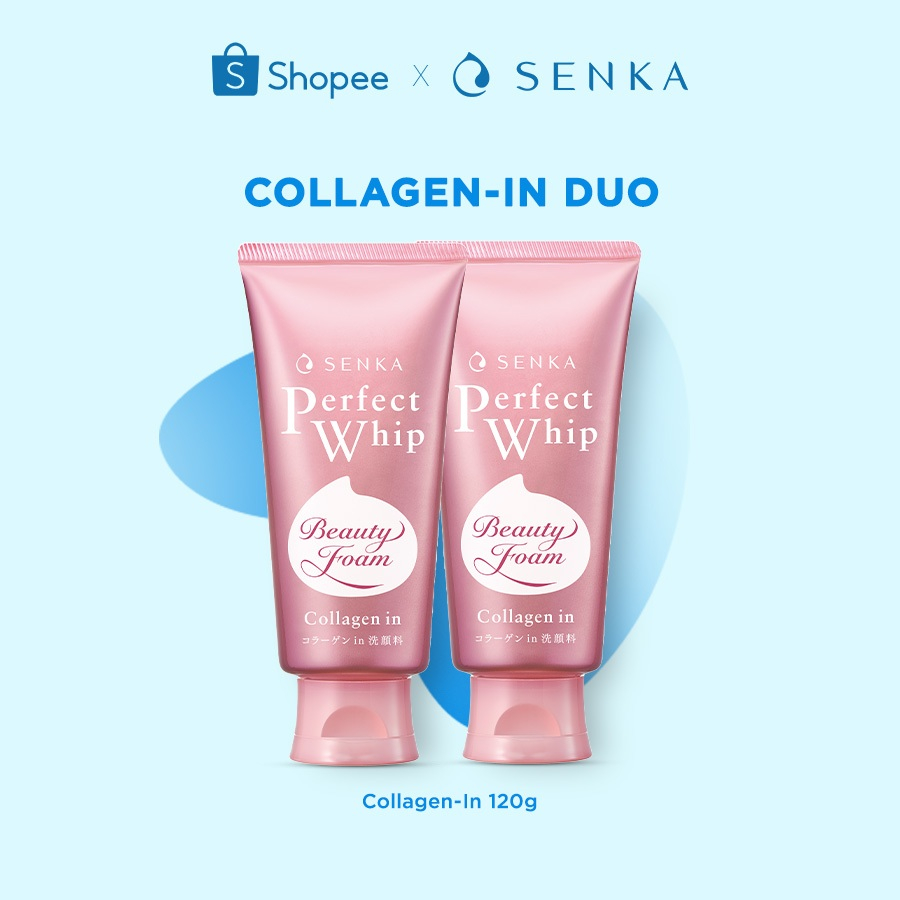 Senka Perfect Whip Collagen-In Duo 120g | Shopee Philippines