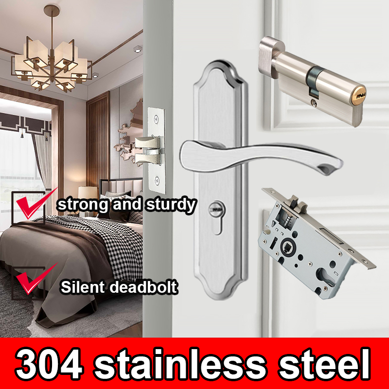 304 Stainless Steel Door Lock Anti-Theft Durable Door Lock Heavy Duty ...