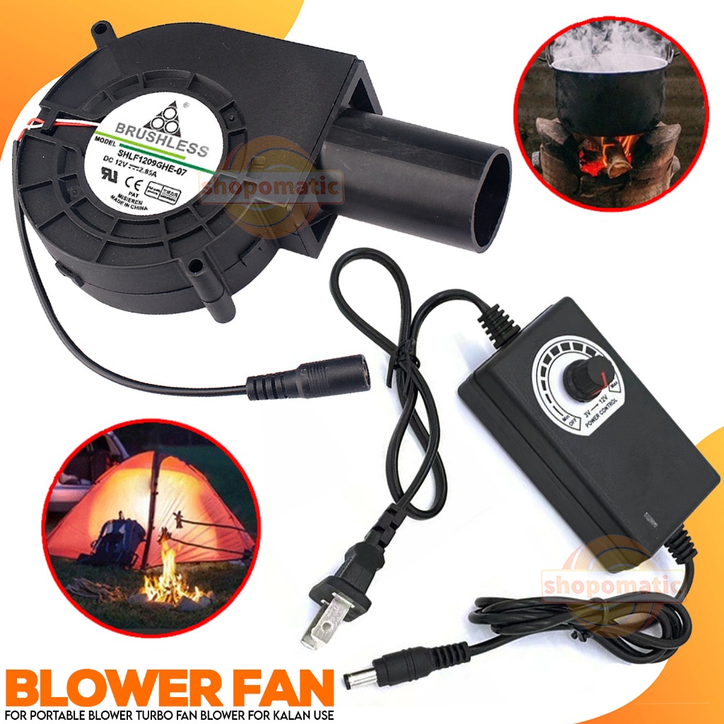 🟧 Blower Kalan Fan 12V Blower bbq Household AC Powered Fan with ...