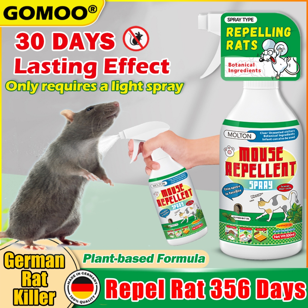 NEW 500ml Rat Killer Spray Mouse Repellent for Rodents Cockroaches Rat ...