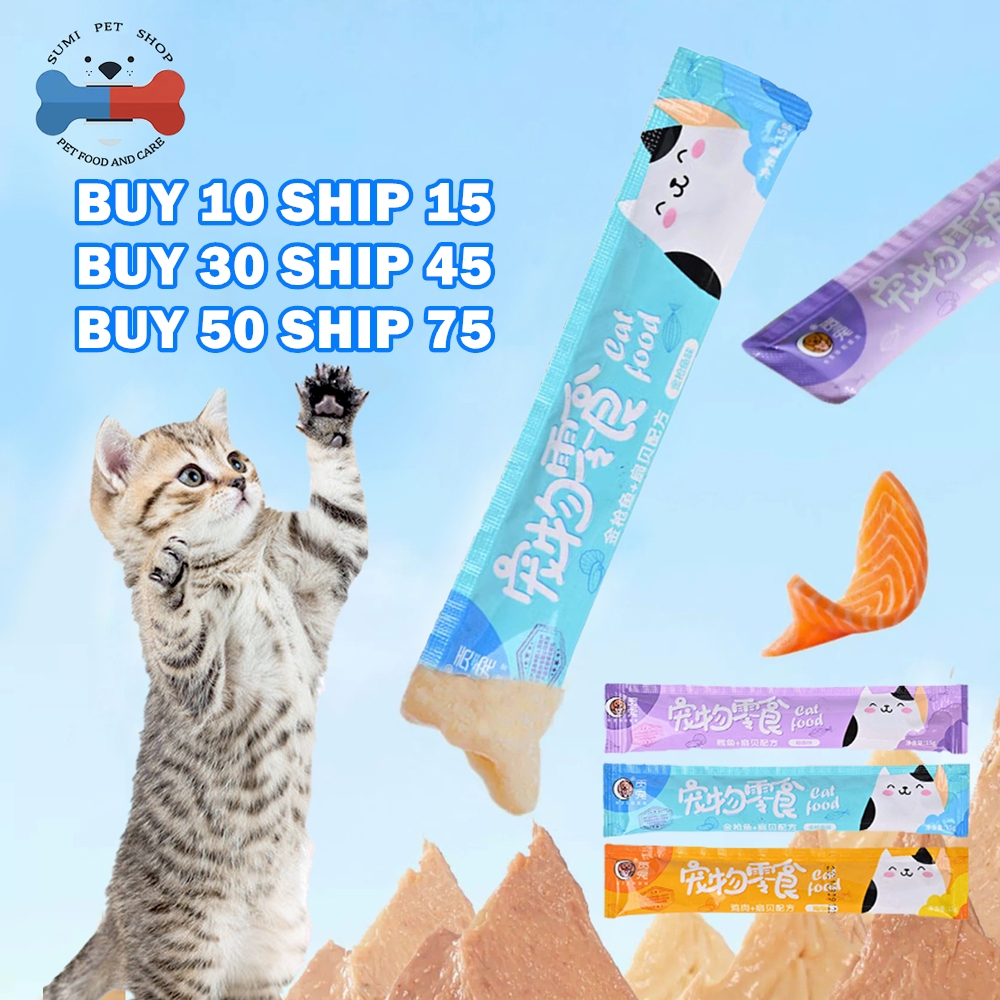 Cat Treat Cat Stick Treat Cat Snack Pet Treat Liquid Cat Treat 15g ...