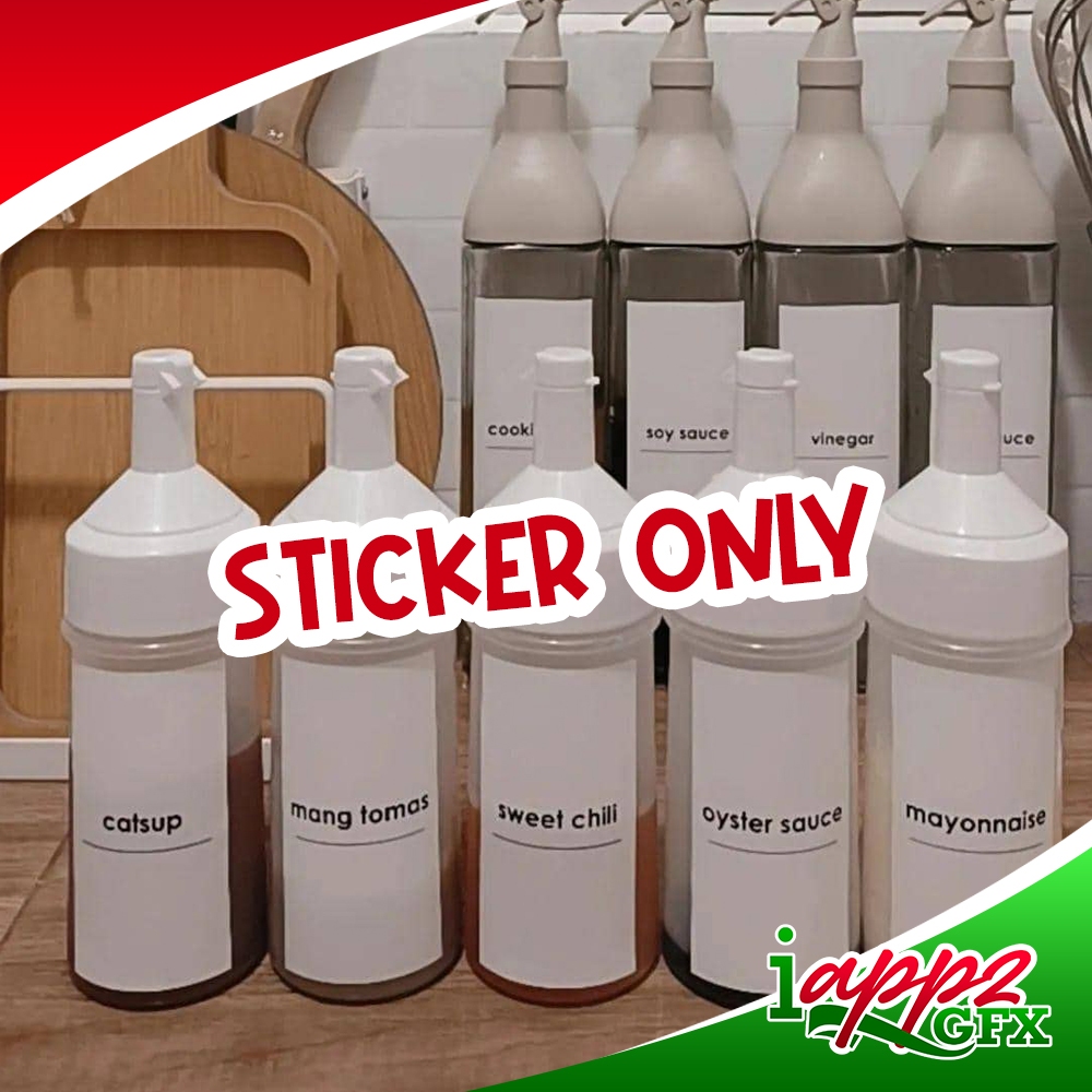 iAppz | Minimalist Sticker Label ONLY for bottles | Shopee Philippines