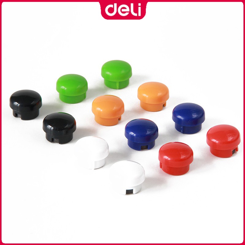 Deli E7824 Magnet 12PCS 20mm Assorted Color | Shopee Philippines
