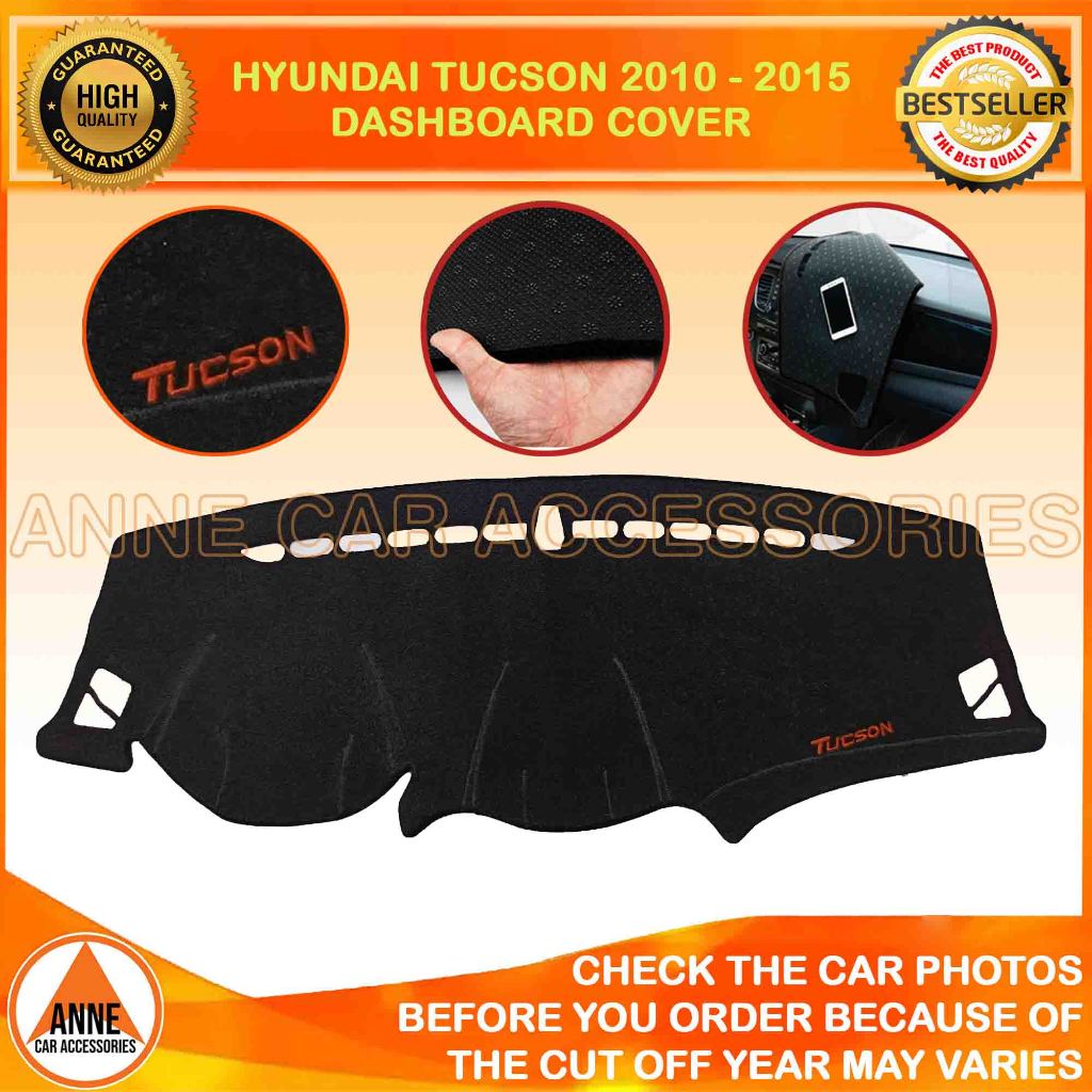 Dashboard Cover Hyundai Tucson 2010 - 2015 / 2016 - Onwards Anti Slip ...