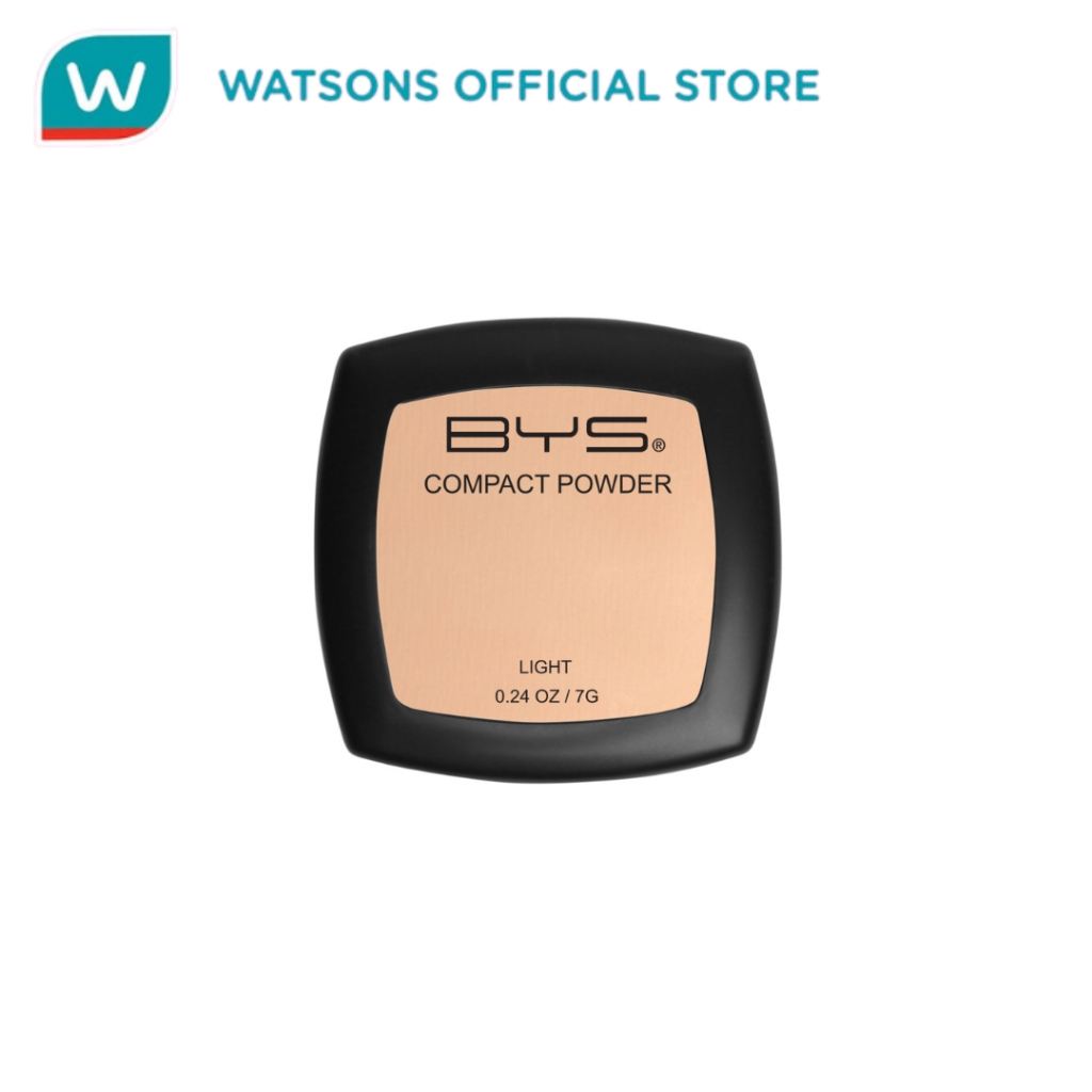 BYS Compact Powder 2 Layer with Sponge Light | Shopee Philippines