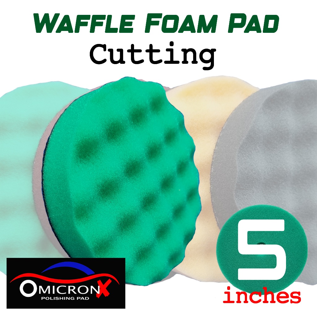 OmicronX 5 inches High Quality (WAFFLE TYPE) Detailing Foam Pads for ...