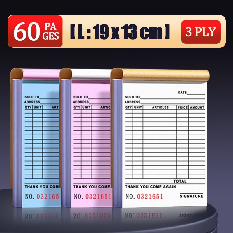 Carbonized Resibo Receipt Wholesale With Carbon Paper Duplicate Receipt ...