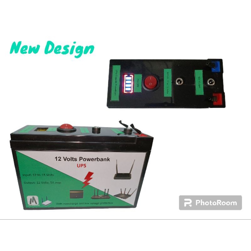 12V DC UPS for PLDT, Converge, Sky, Globe fiber Modem and More (15 to ...