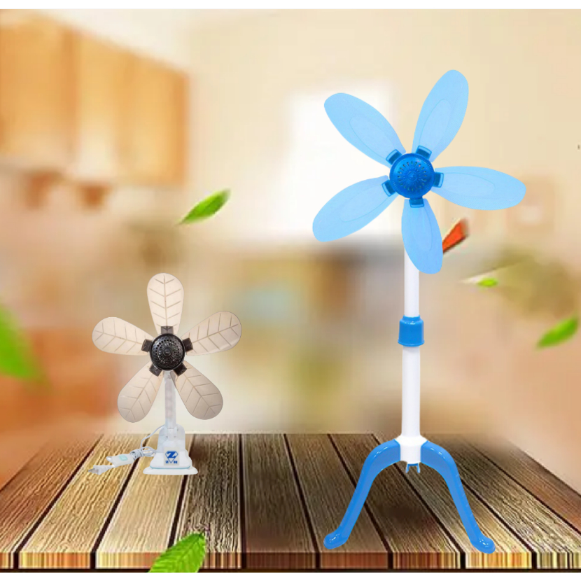 ZH 5 Blades Stand/Clip Fan Mini Clip Fan Portable Stand fan Clipfan ...