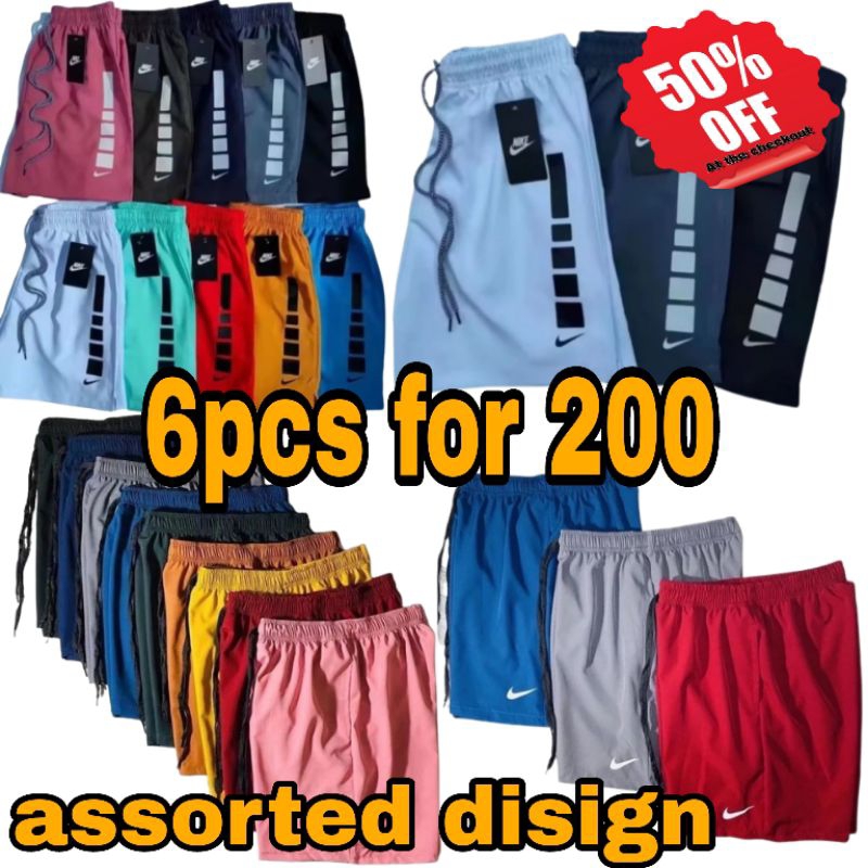 taslan short assorted design 6pcs for 200 | Shopee Philippines
