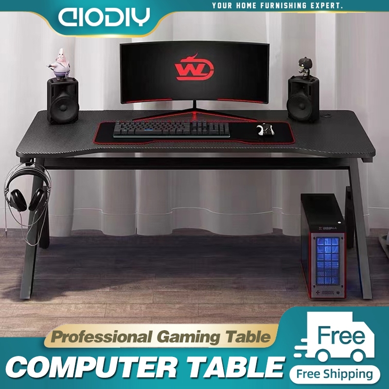 140cm Computer Desk Desktop 120cm Modern Game desk 100cm Home Office Computer Desk PC Gaming ...