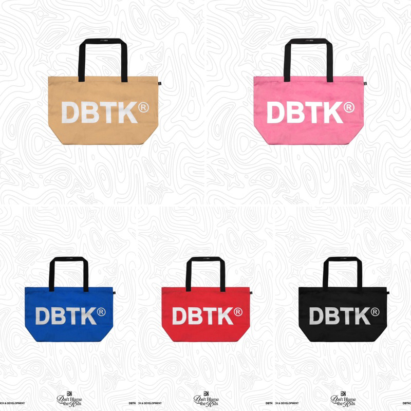 (On-Hand) DBTK “ Large Tote bag “ w/Free Sticker | Shopee Philippines