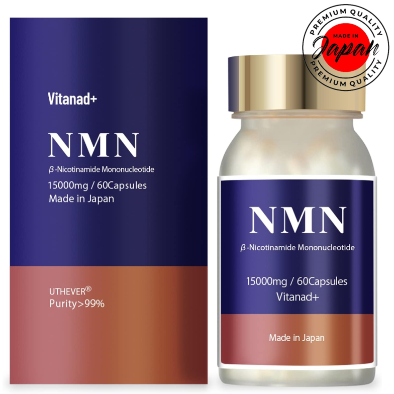 【Made in Japan】 Vitanad+ NMN 15000/7500mg supplement 60/30 capsules (NMN 250mg/capsule) High ...