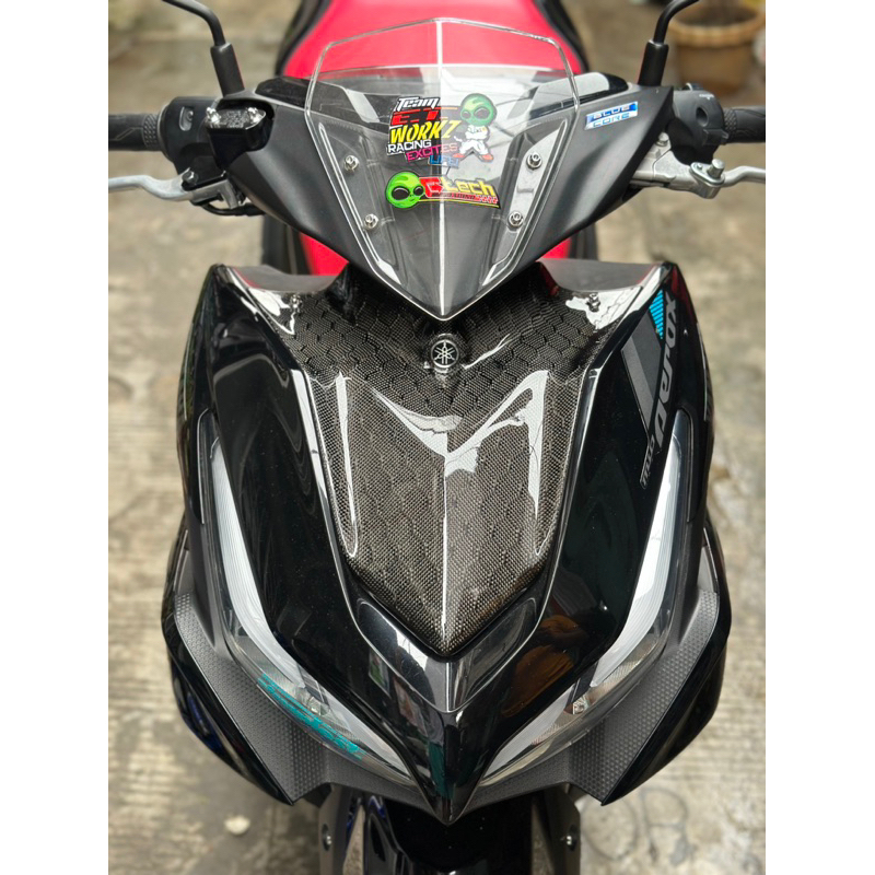 aerox front panel orig carbon | Shopee Philippines